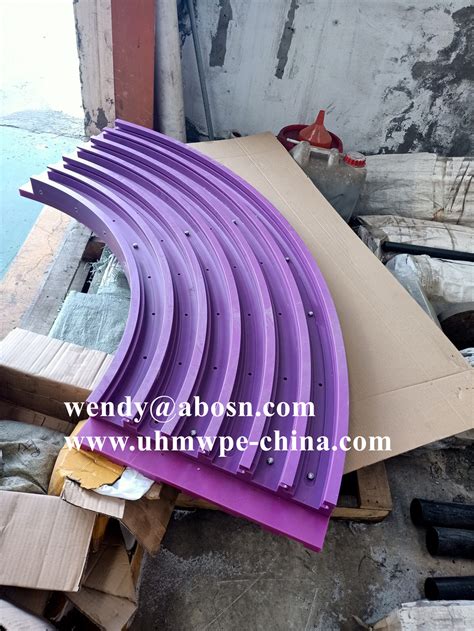 Conveyor Uhmwpe Chain Guide Slide Rails Uhmwpe Plastic Chain Guides