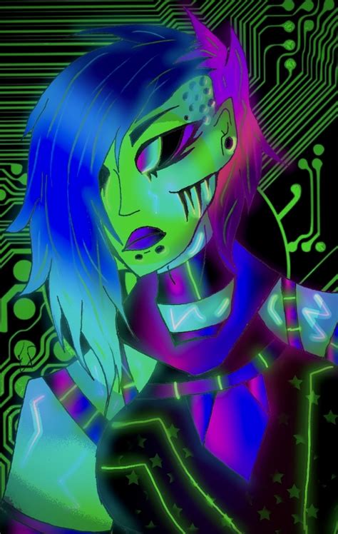 Cyberpunk Chick — Weasyl