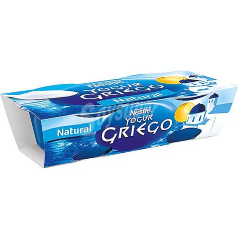Nestlé yogur griego natural pack envase g