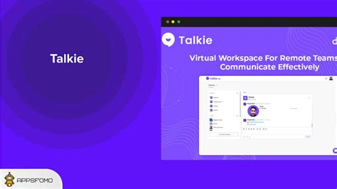 Talkie Lifetime Deal A Virtual Workspace For Collaboration