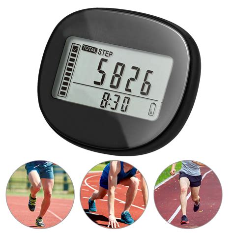 Zencart 3d Pedometer For Walking Simple Step Counter With Digital Display Accurate Clip Step