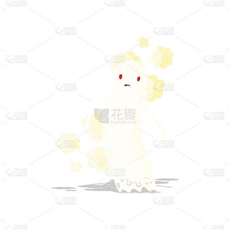 卡通令人毛骨悚然的鬼