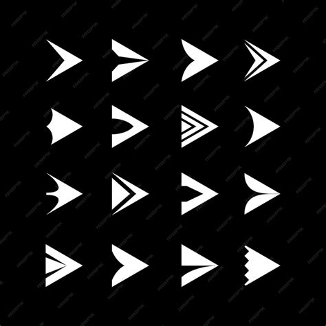 Premium Vector Simple Minimalist Arrow Collection