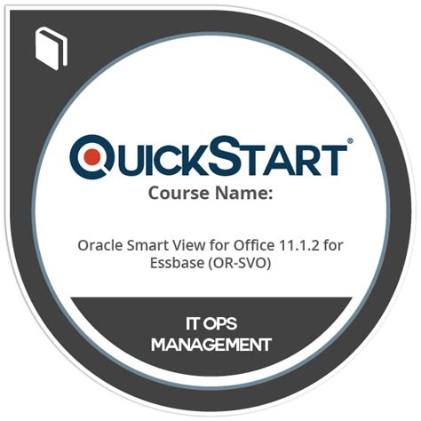 Oracle Smart View For Office For Essbase OR SVO Credly