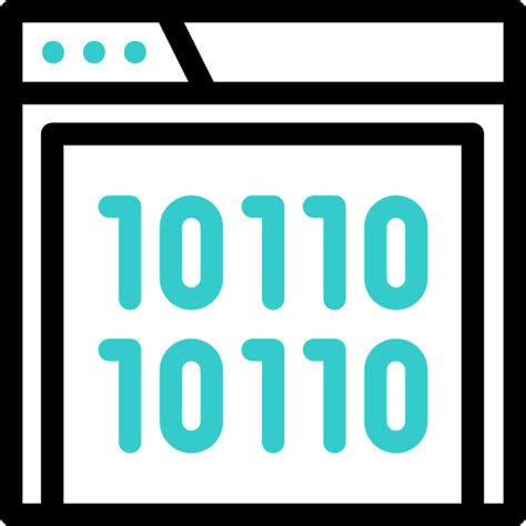 Binary Basic Accent Outline Icon