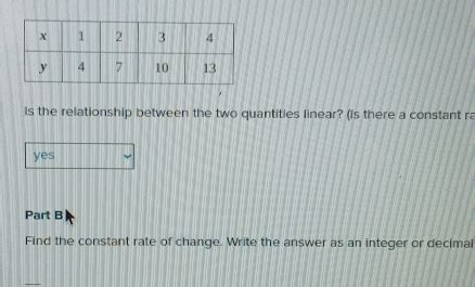 Solved Ls The Relationship Between The Two Quantities Linear Is There A Constant Ra Yes Part