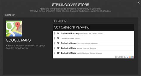 Embed Google Map Strikingly Help Center