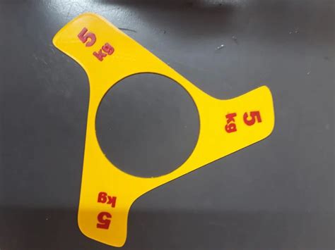 Silicon Dumbbell Sticker Thickness 2 4mm At Rs 15 Piece In Vasai