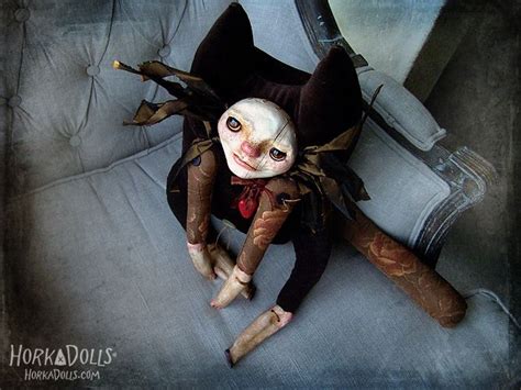 Horka Doll Par Klaudia Gaugier Art Dolls Halloween Wreath Dolls