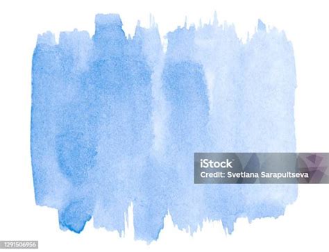 푸른 수채화 맑은 테두리와 자연 스플래시 배경 스카이 컬러 수채화 브러시 얼룩 공간을 복사합니다 거친에 대한 스톡 사진 및 기타 이미지 Istock