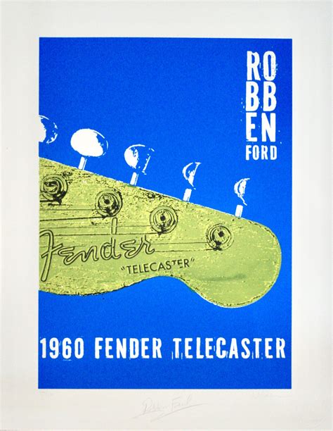 Signed Limited Edition Pop Art Poster 216 — Robben Ford