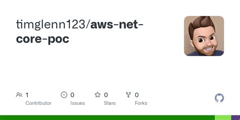 Github Timglenn123aws Net Core Poc