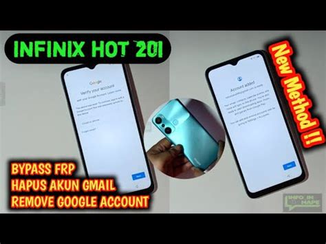Bypass Frp Ii Reset Google Account Ii Infinix Hot I Android New Methode Youtube