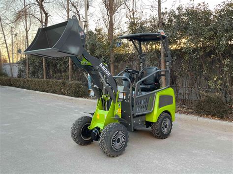 Kima K800e Wheel Loader Provides Eco Friendly Power And 800kg Capacity Front Wheel Loader And