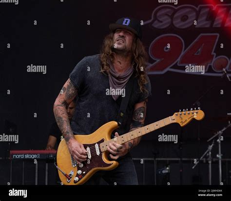 Madison Wisconsin September 4 2022 Josh Steely Of Daughtry During The Taste Of Madison On