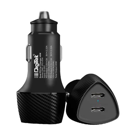 Buy Digitek Dmc 2pd 40w Fast Car Charger With Dual Output 40 Watts