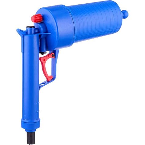 Пистолет за почистване на тръби с въздух под налягане Zola® 4 накрайника Черен Emag Bg