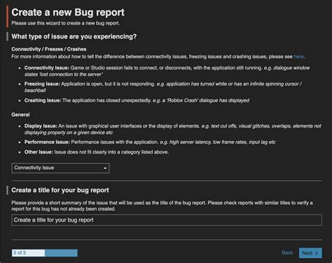 Bug Report Wizard Update Let The Magic Begin Announcements