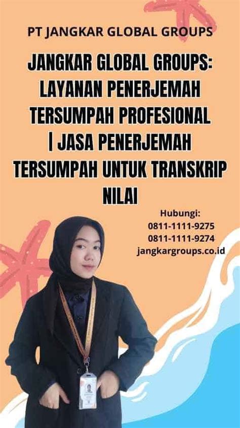 Jasa Penerjemah Tersumpah Untuk Transkrip Nilai Jangkargroups
