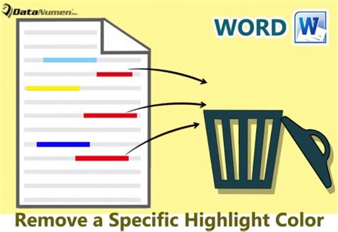 How To Remove A Specific Highlight Color From Your Word Document