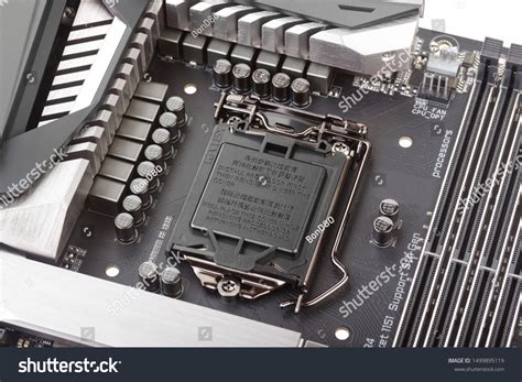 Vrm Zone Voltage Regulator Module Cpu Stock Photo Shutterstock