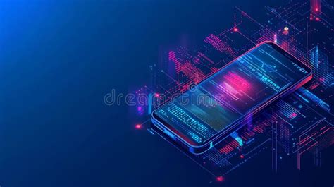 Holographic Data Visualization On Mobile Device Concept For App