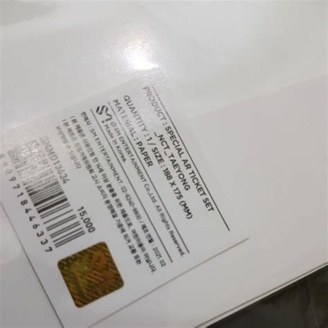 Jual Nct Resonance 2020 Ar Ticket Set Sealed Jaehyun Taeyong Mark Pc