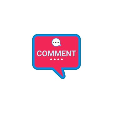 Social Media Comment Button PNG Vector PSD And Clipart With
