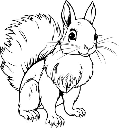 Realistic Squirrel Vector Illustration 29698236 Vector Art At Vecteezy