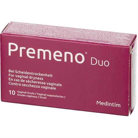 Premeno Duo Vaginalovula 10 St Shop Apotheke