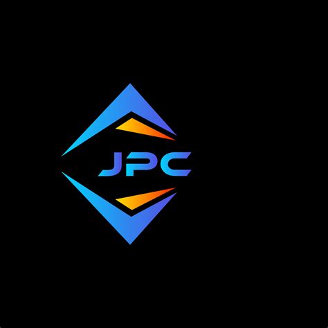 Jpc Abstract Technology Logo Design On Black Background Jpc Creative