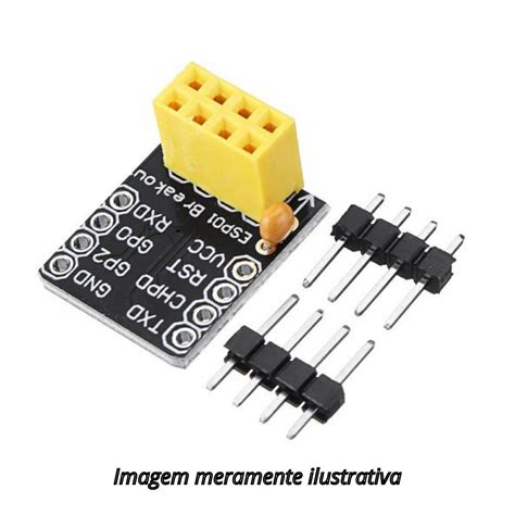 Adaptador Para Protoboard Esp8266 Esp 01 Smartprojects Brasil Componentes Eletrônicos