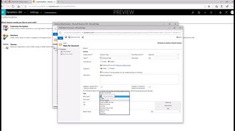 Creating Fields 101 For Dynamics 365 Dynamics Crm Youtube