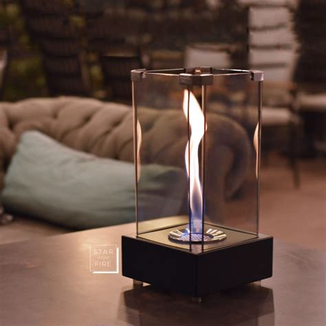 Mini Tornado Siyah Masaüstü Şömine