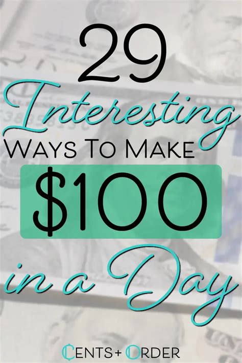 29 Interesting Ways To Make 100 A Day