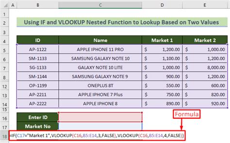 IF And VLOOKUP Nested Function In Excel 5 Suitable Examples