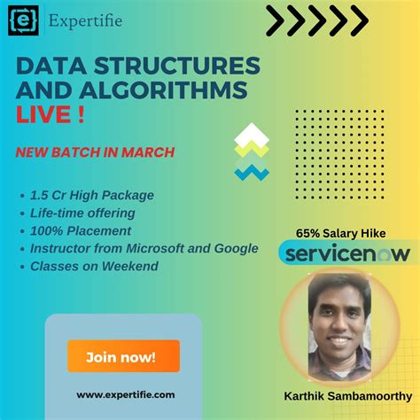 Expertifie On Linkedin Data Structures And Algorithms Training In Bangalore Hyderabad Pune