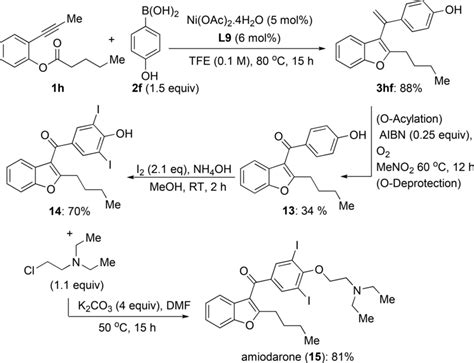 Synthesis Of Amiodarone An Anti‐arrhythmic Drug Download Scientific Diagram