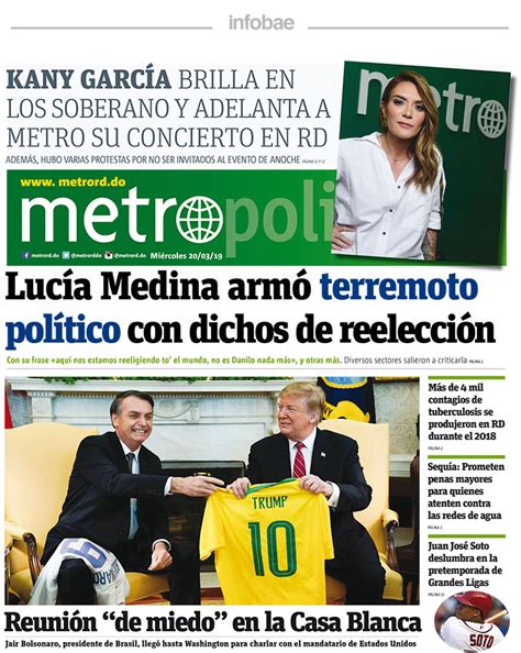 Metropoli República Dominicana Miércoles 03 De Marzo 2019 Infobae