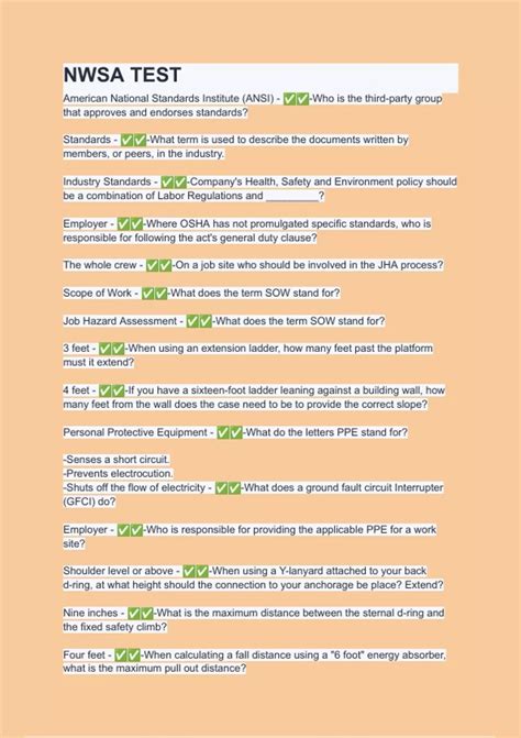 Nwsa Test Questions With Explanations Of Answers Latest Update 2024 1 Writing A Narrative