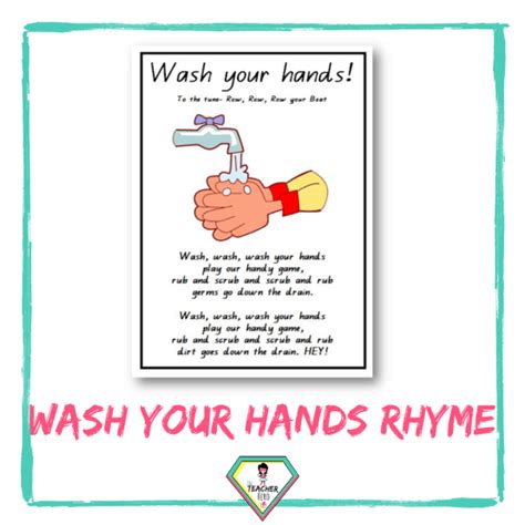 Wash Your Hands Song The Teacher Hero