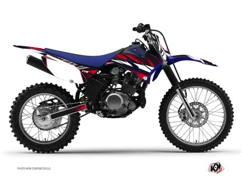 Yamaha TTR 125 Dirt Bike Techno Graphic Kit Red Kutvek Kit Graphik
