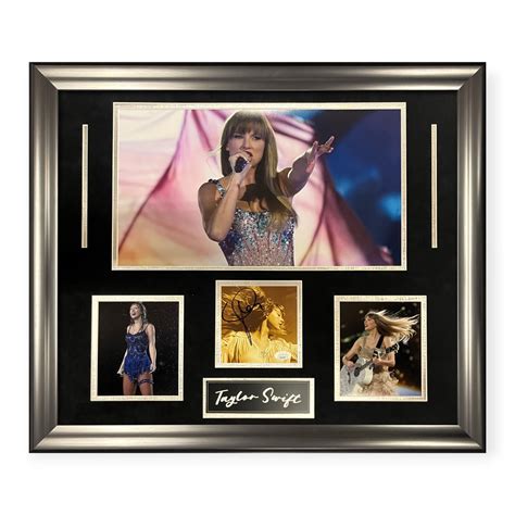 Taylor Swift Signed And Framed Cd Cover Display Charitystars