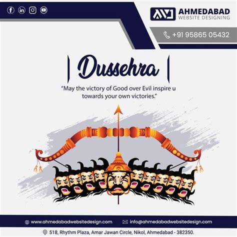 Ahmedabad Website Designing On Linkedin Dussehra Happydussehra