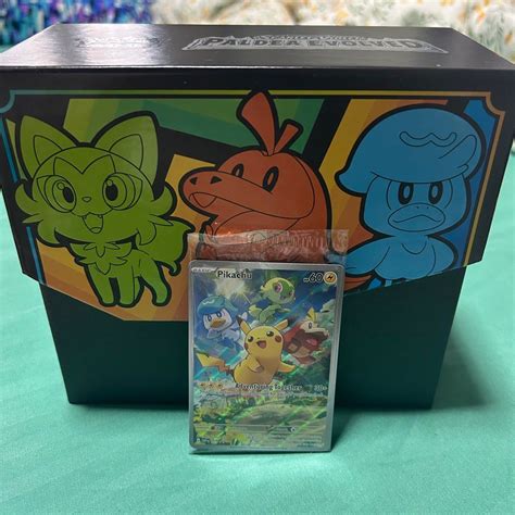Pokemon Paldea Evolved Pikachu Promo Hobbies And Toys Toys And Games On