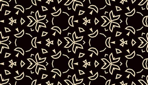 Premium Vector Abstract Random Lines Brown Seamless Pattern