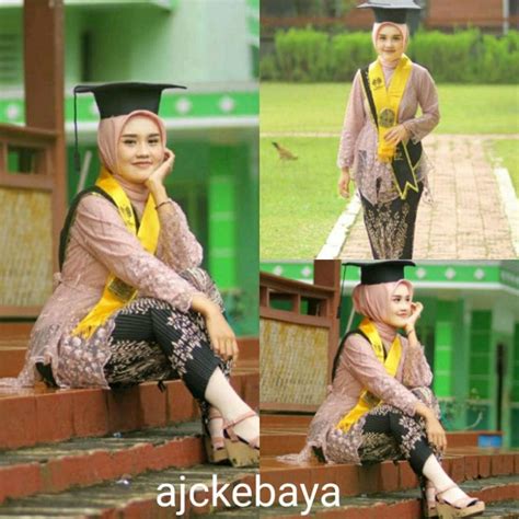 Hijab Graduation Kebaya Set Gomes Tile Kebaya Set Modern Kebaya Set