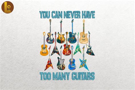 You Can Never Have Too Many Guitars By Mulew Art TheHungryJPEG