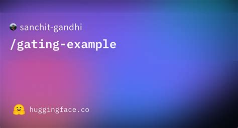 Sanchit Gandhigating Example · Datasets At Hugging Face