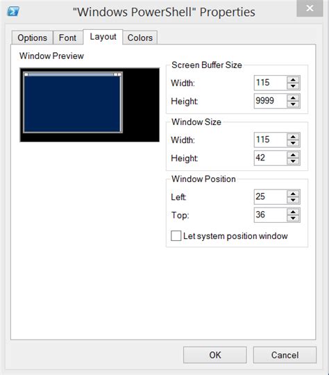 Azure Powershell Unable To Scroll Up After A Certain Extend Stack
